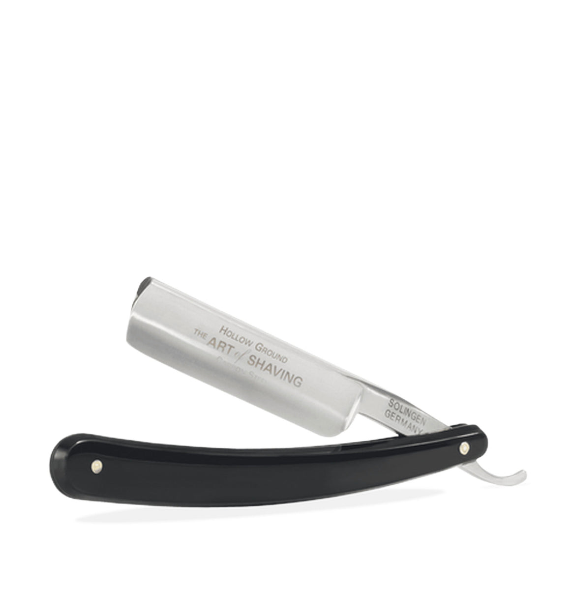 Black 5/8" Blade Round Straight Razor – THE TOP SHAVE LOUNGE